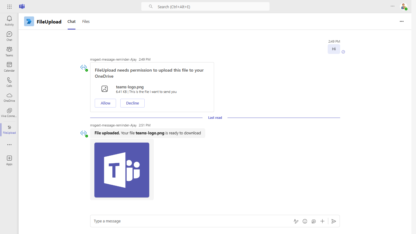 Teams File Upload Bot - Code Samples | Microsoft Learn Teams File Upload Bot - Code Samples | Microsoft Learn