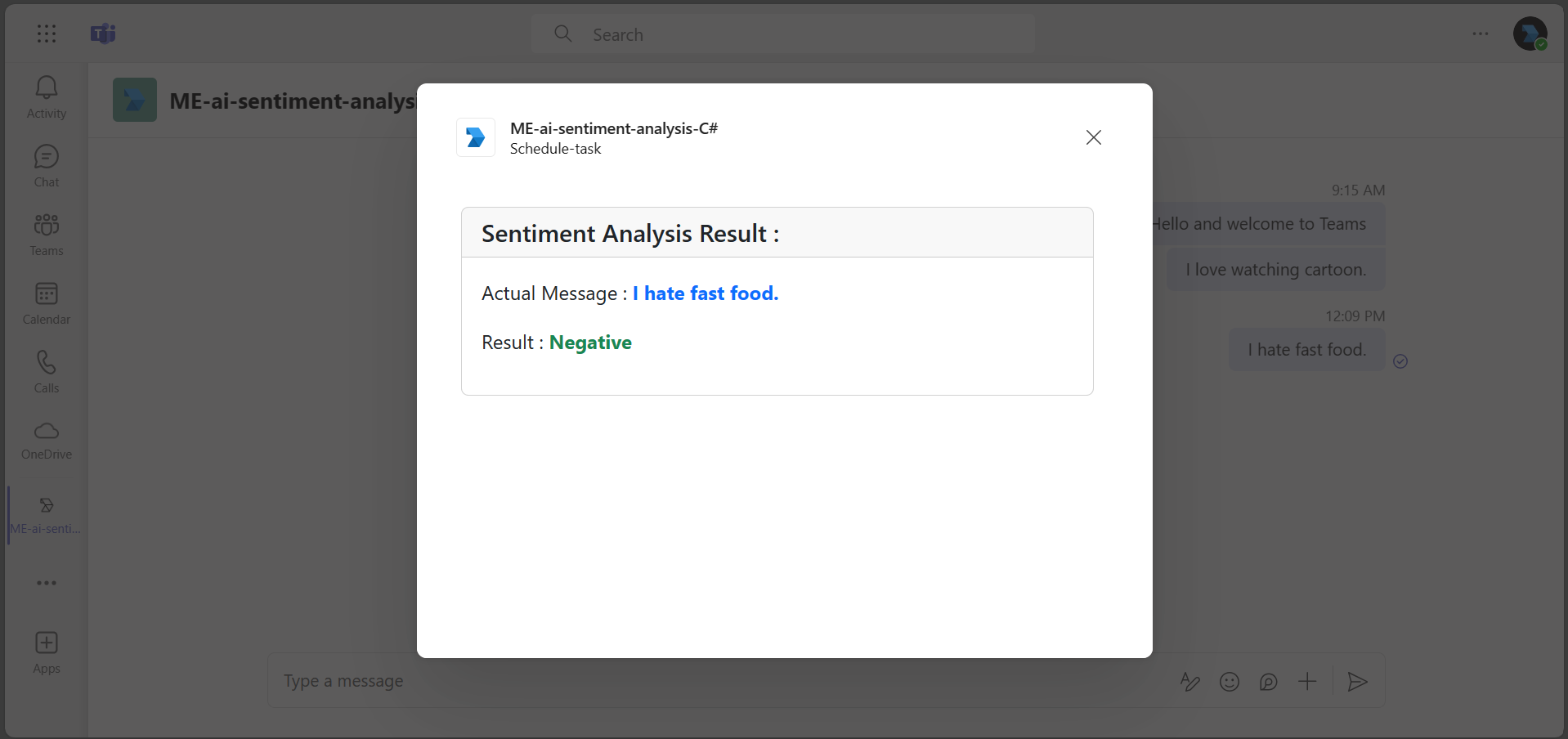 Sentiment Analysis for Teams chat messages using Azure Open AI and ... Sentiment Analysis for Teams chat messages using Azure Open AI and ...