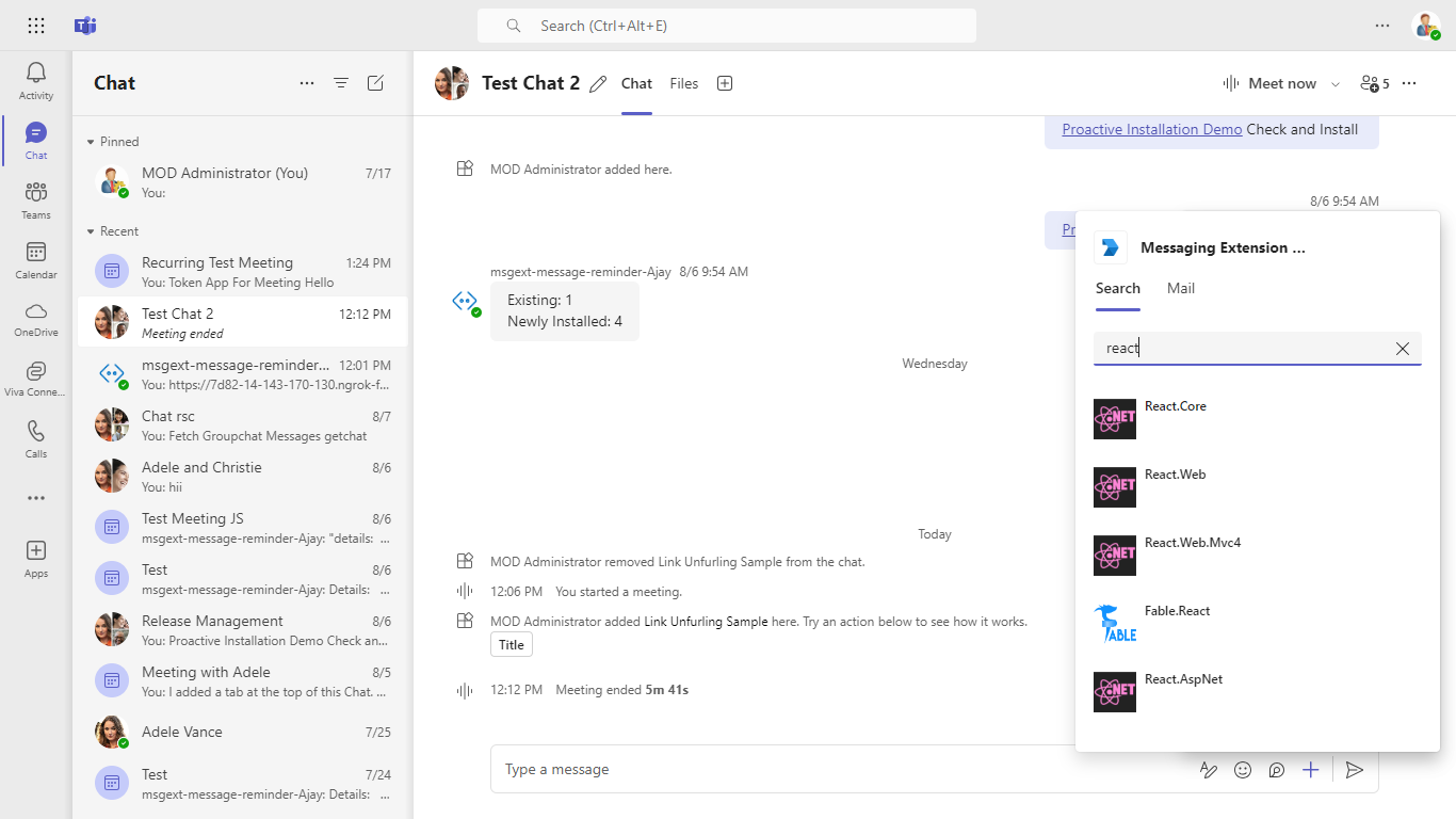 Teams Messaging Extensions Search - Code Samples | Microsoft Learn Teams Messaging Extensions Search - Code Samples | Microsoft Learn