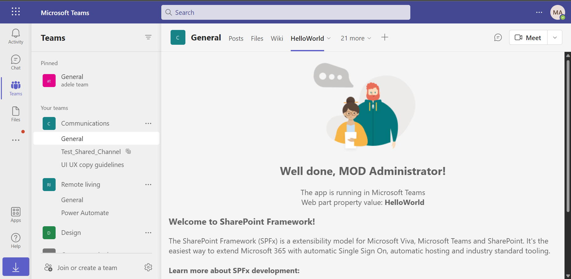 Microsoft Teams tab using SharePoint Framework - Code Samples ... Microsoft Teams tab using SharePoint Framework - Code Samples ...