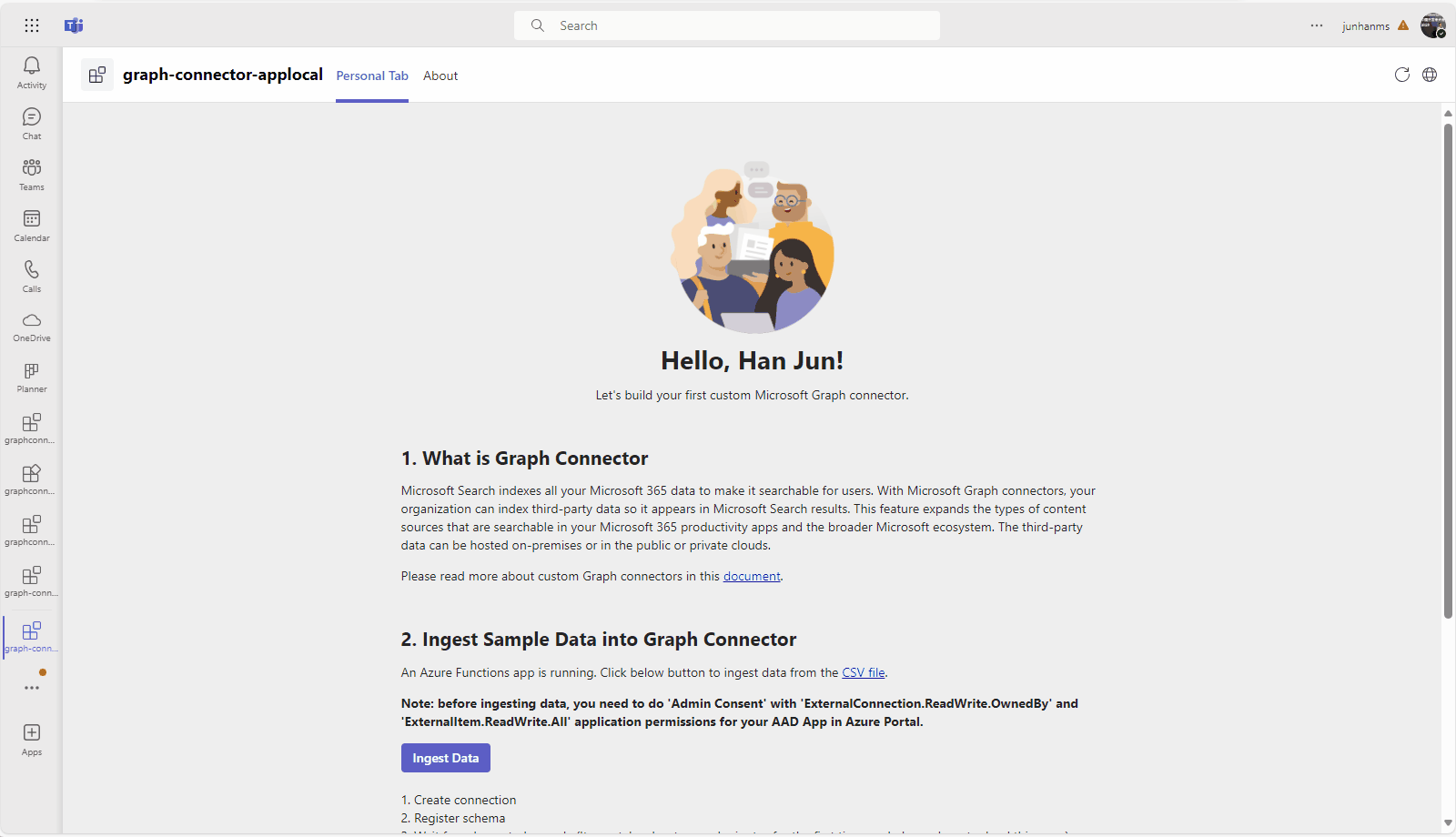 Graph Connector App - Code Samples | Microsoft Learn Graph Connector App - Code Samples | Microsoft Learn