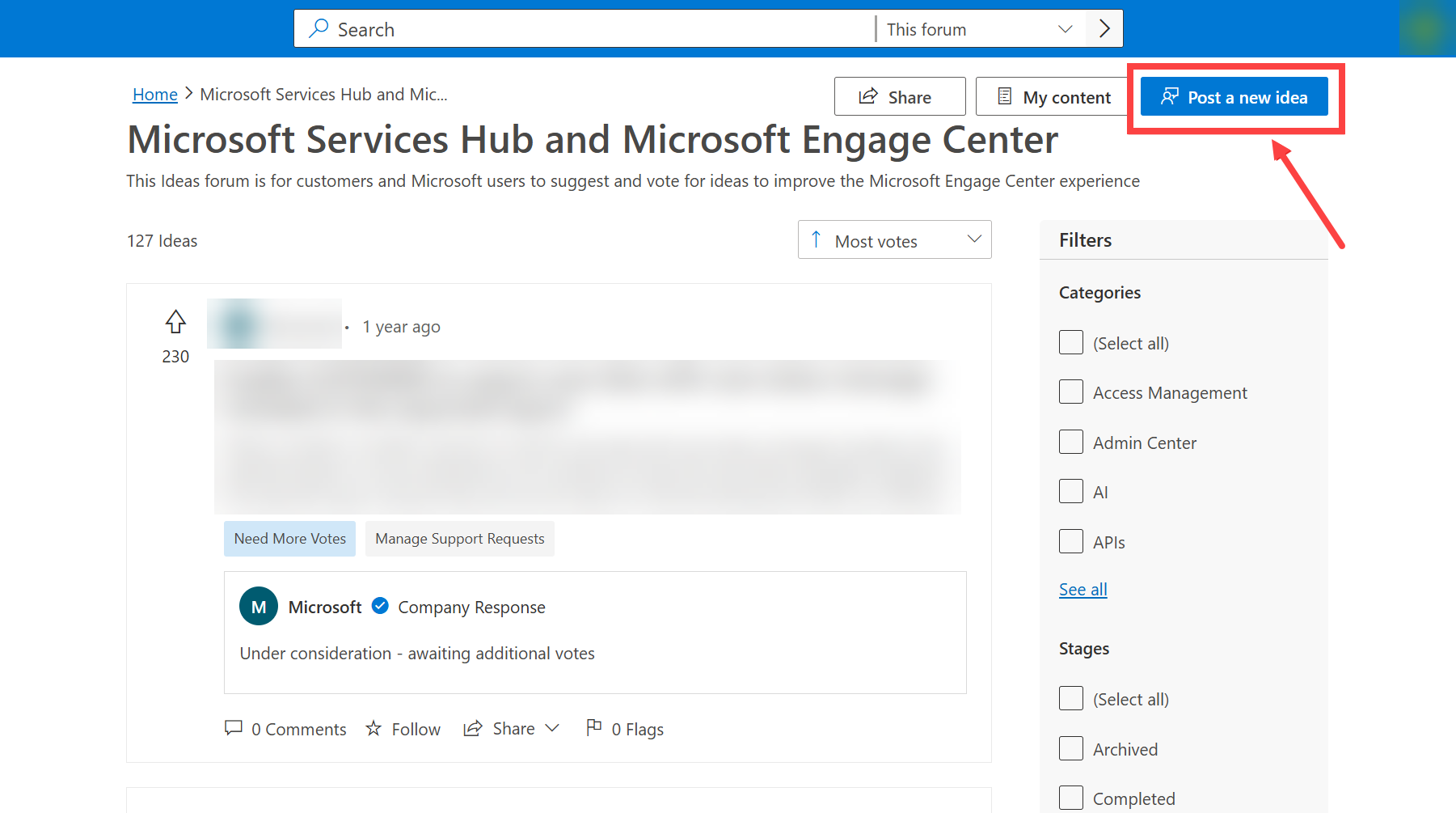 Microsoft Engage Center (Services Hub) Feedback | Microsoft Learn Microsoft Engage Center (Services Hub) Feedback | Microsoft Learn