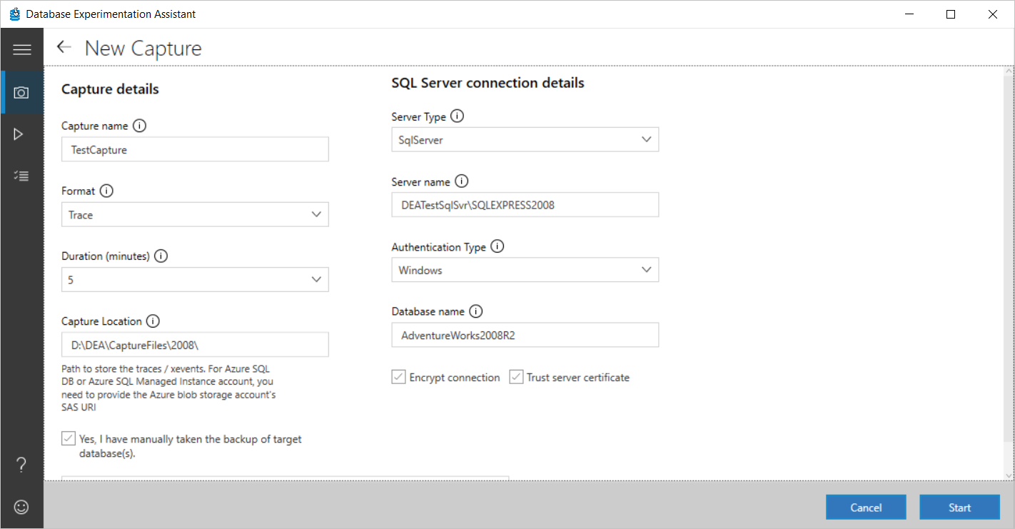 Capture A Trace For Sql Server Upgrades Database Experimentation Assistant Microsoft Learn
