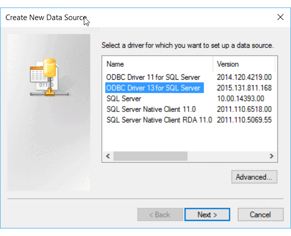 Connect To An Odbc Data Source Sql Server Import And Export Wizard Sql Server Integration