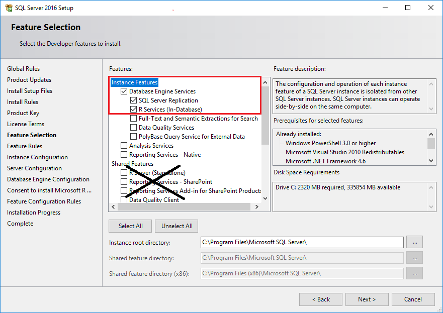 Install Sql Server 2016 R Services Sql Server Machine Learning Services Microsoft Learn