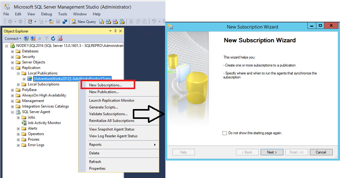 Tutorial Configure Transactional Replication Sql Server Microsoft Learn