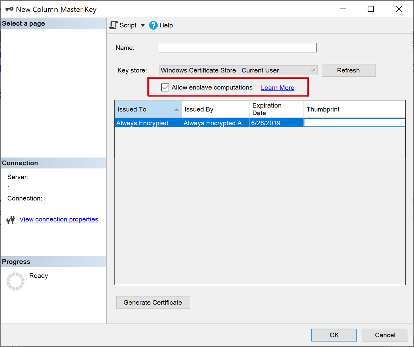 Tutorial Getting Started Using Always Encrypted With Secure Enclaves In Sql Server Sql Server