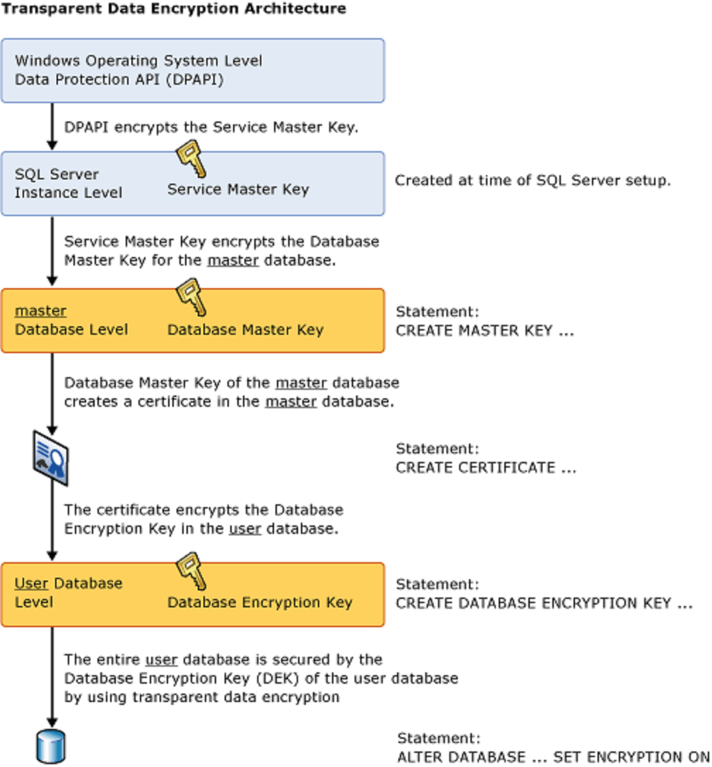 Transparent data encryption (TDE) - SQL Server | Microsoft Learn Transparent data encryption (TDE) - SQL Server | Microsoft Learn