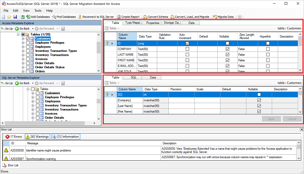 Access To Sql Server Migration Guide Sql Server Microsoft Learn