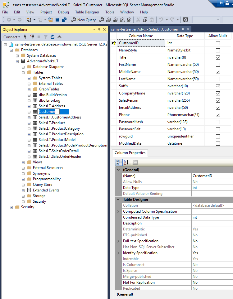 Create and Update Tables - Visual Database Tools | Microsoft Learn Create and Update Tables - Visual Database Tools | Microsoft Learn
