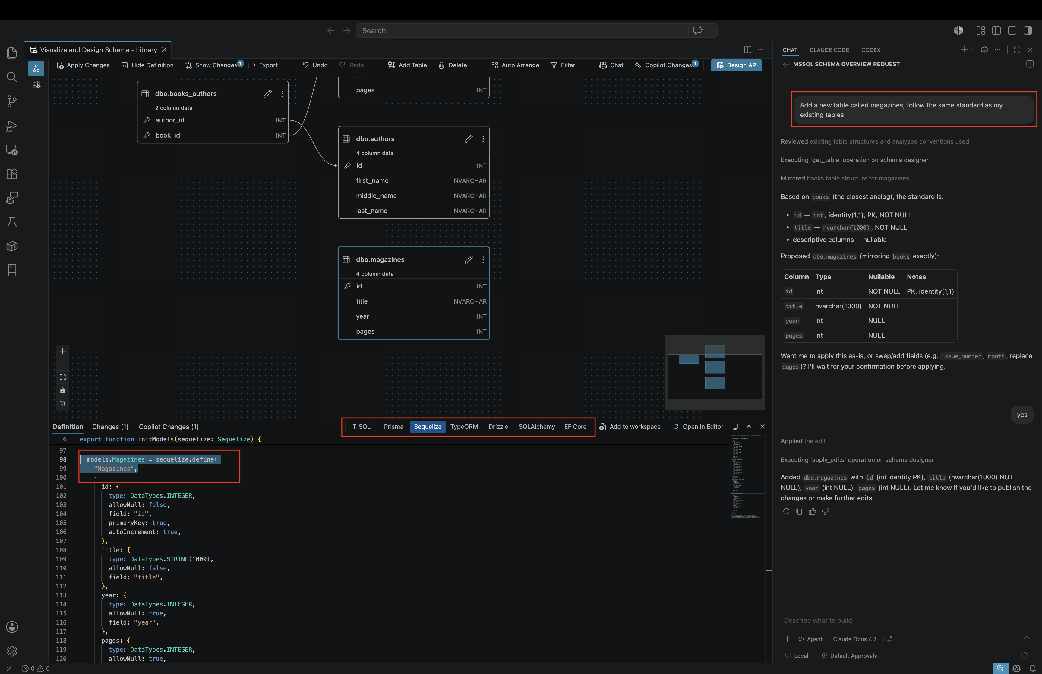 GitHub Copilot Integration in Schema Designer - SQL Server | Microsoft ...