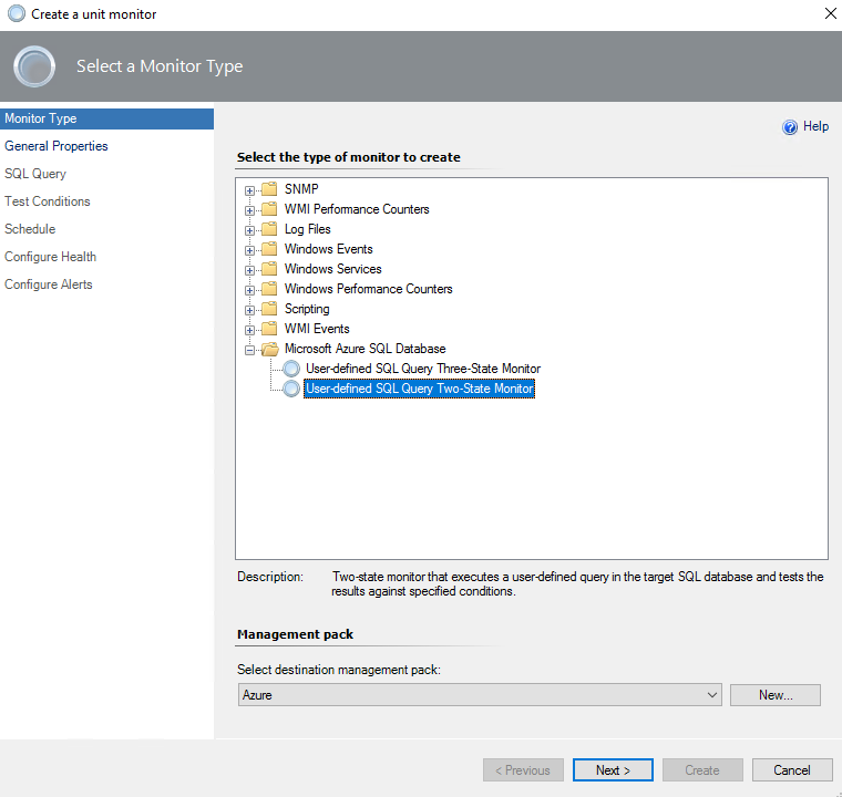 Custom Query Based Monitoring In Management Pack For Azure Sql Database Microsoft Learn