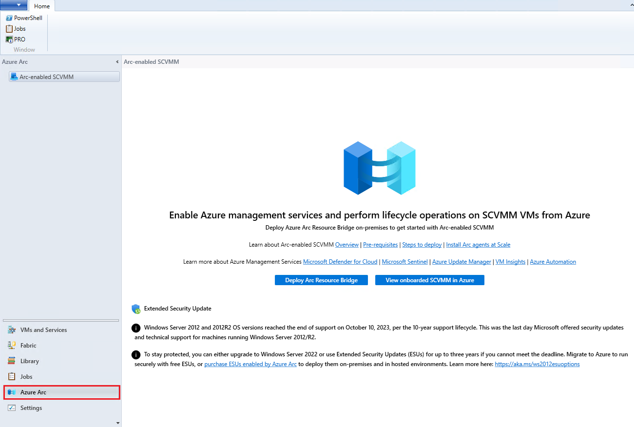 About Arc Enabled System Center Virtual Machine Manager Microsoft Learn