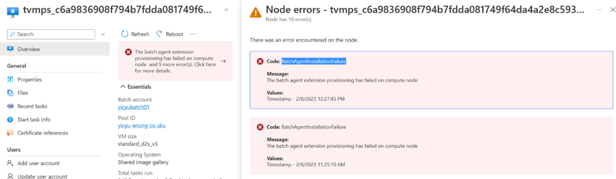 Azure Batch node gets stuck in the Unusable state because of ... Azure Batch node gets stuck in the Unusable state because of ...