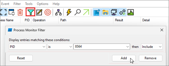 Troubleshoot Apps Failing To Start Using Process Monitor Windows Client Microsoft Learn