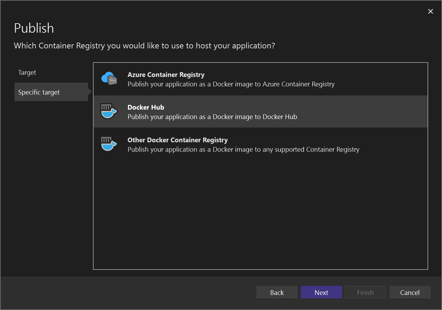 Deploy an ASP.NET Core web app to Docker Hub - Visual Studio (Windows ... Deploy an ASP.NET Core web app to Docker Hub - Visual Studio (Windows ...