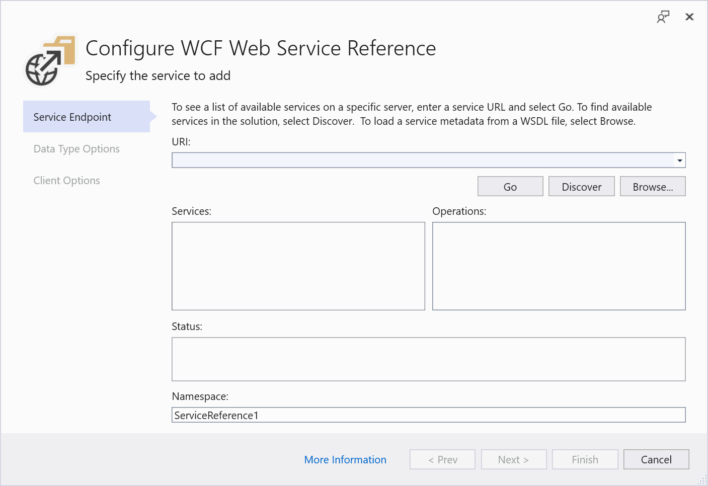 Add, update, or remove WCF data service reference - Visual Studio ... Add, update, or remove WCF data service reference - Visual Studio ...