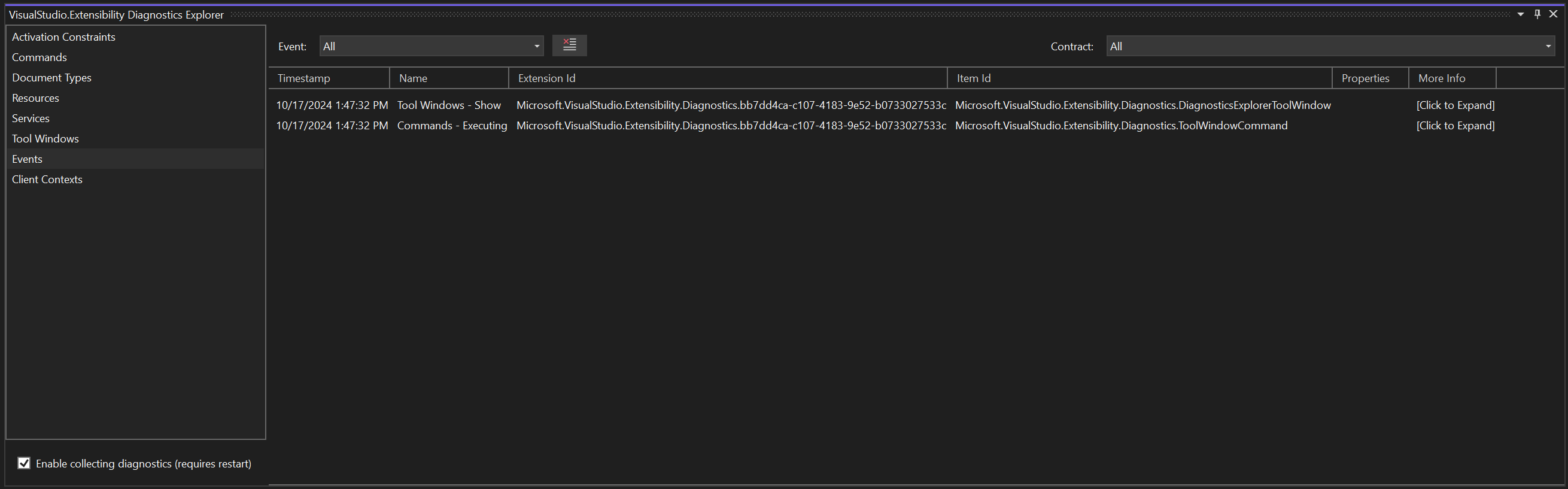 VisualStudio.Extensibility Diagnostics Explorer extension overview ...