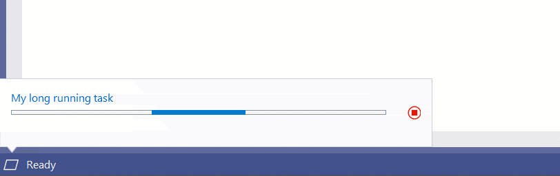 Explore types of progress bars - Visual Studio (Windows) | Microsoft Learn