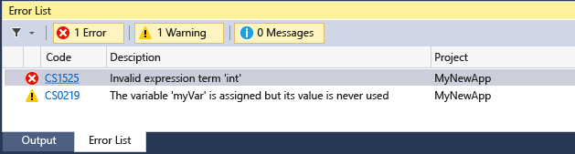 Fix program errors and improve code - Visual Studio (Windows ... Fix program errors and improve code - Visual Studio (Windows ...