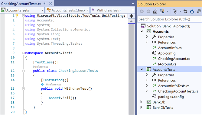 Run unit tests by using Test Explorer - Visual Studio (Windows ... Run unit tests by using Test Explorer - Visual Studio (Windows ...