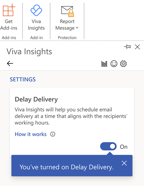 Delay Delivery vide Viva Insights Plan - Microsoft Q&A Delay Delivery vide Viva Insights Plan - Microsoft Q&A