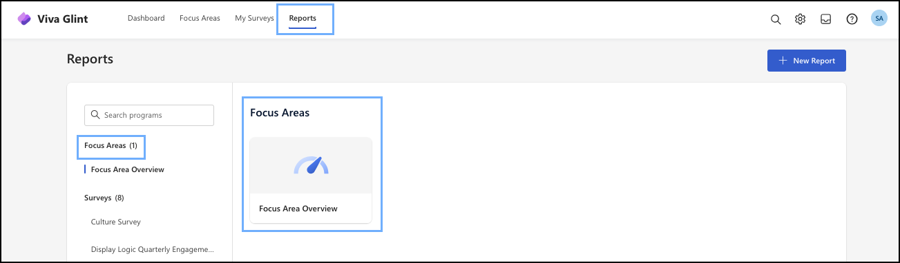 Use Viva Glint's Focus Area Overview report | Microsoft Learn Use Viva Glint's Focus Area Overview report | Microsoft Learn