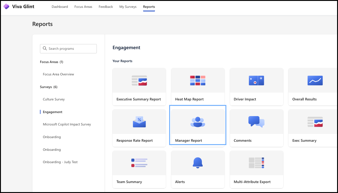 The Viva Glint Manager Report | Microsoft Learn The Viva Glint Manager Report | Microsoft Learn