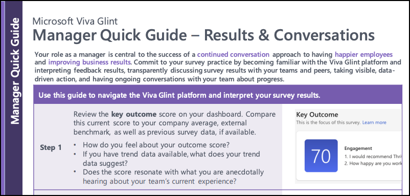 Manager Quick Guide - Results and Conversations | Microsoft Learn Manager Quick Guide - Results and Conversations | Microsoft Learn