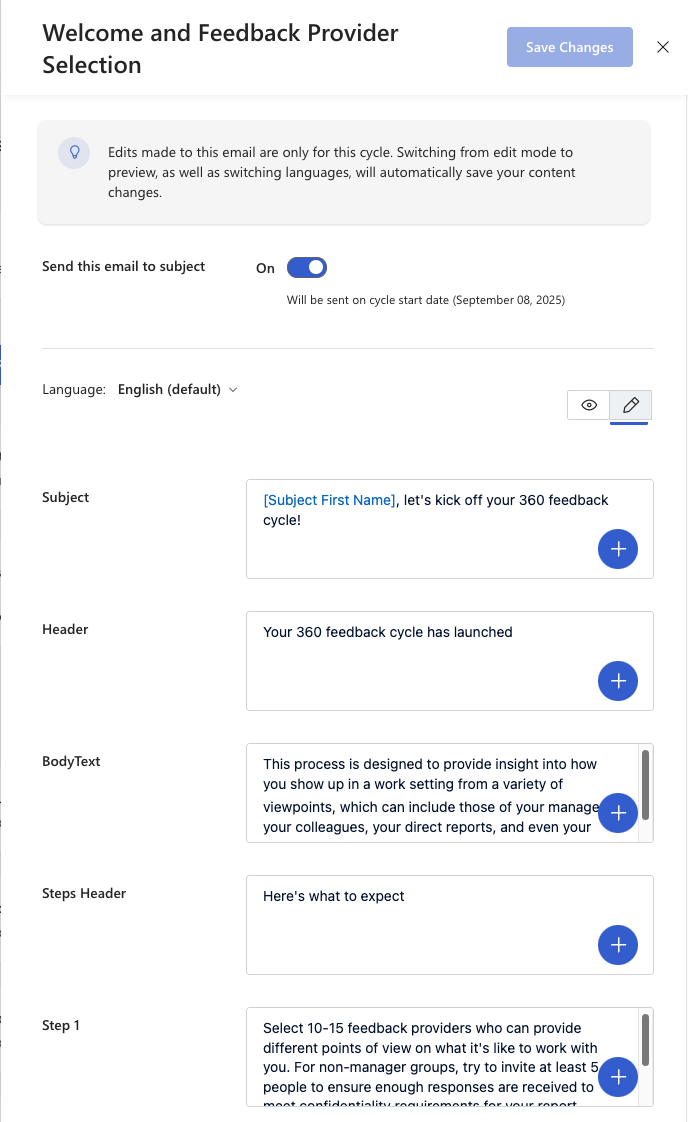 Customize Viva Glint 360 email content | Microsoft Learn Customize Viva Glint 360 email content | Microsoft Learn