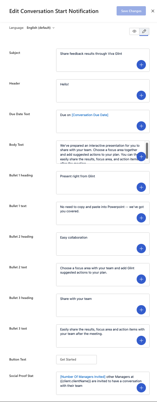 Customize Microsoft Viva Glint Team Conversations email content ... Customize Microsoft Viva Glint Team Conversations email content ...