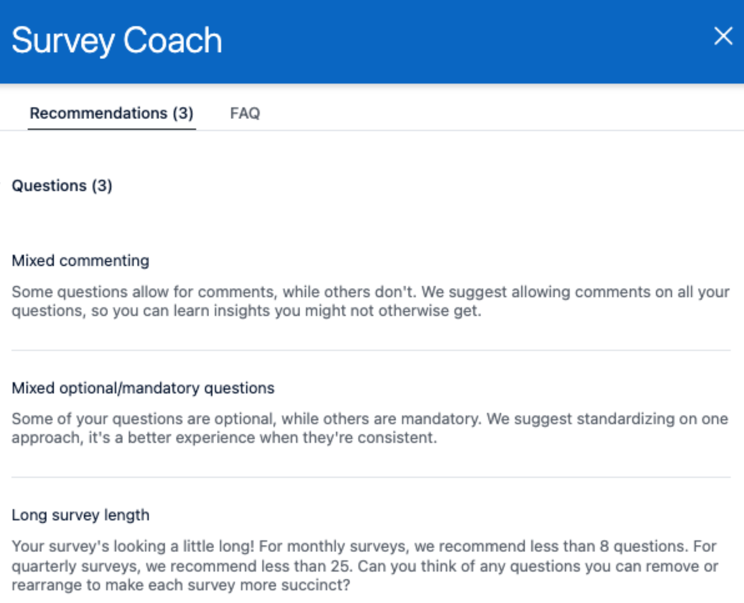 Recommendations for using Viva Glint Survey Coach and Tooltips ... Recommendations for using Viva Glint Survey Coach and Tooltips ...