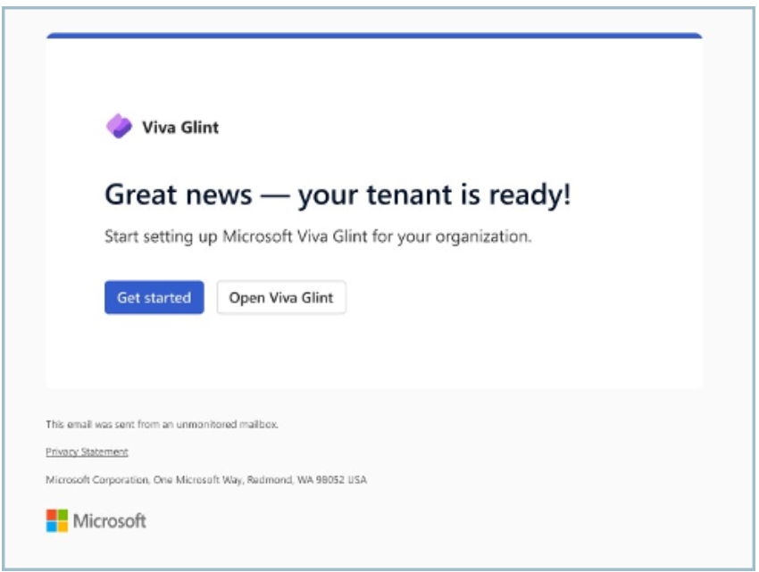 Set up a Microsoft Viva Glint tenant | Microsoft Learn Set up a Microsoft Viva Glint tenant | Microsoft Learn