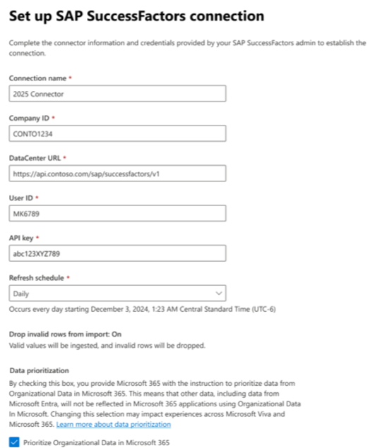 Import organizational data from SAP SuccessFactors | Microsoft Learn