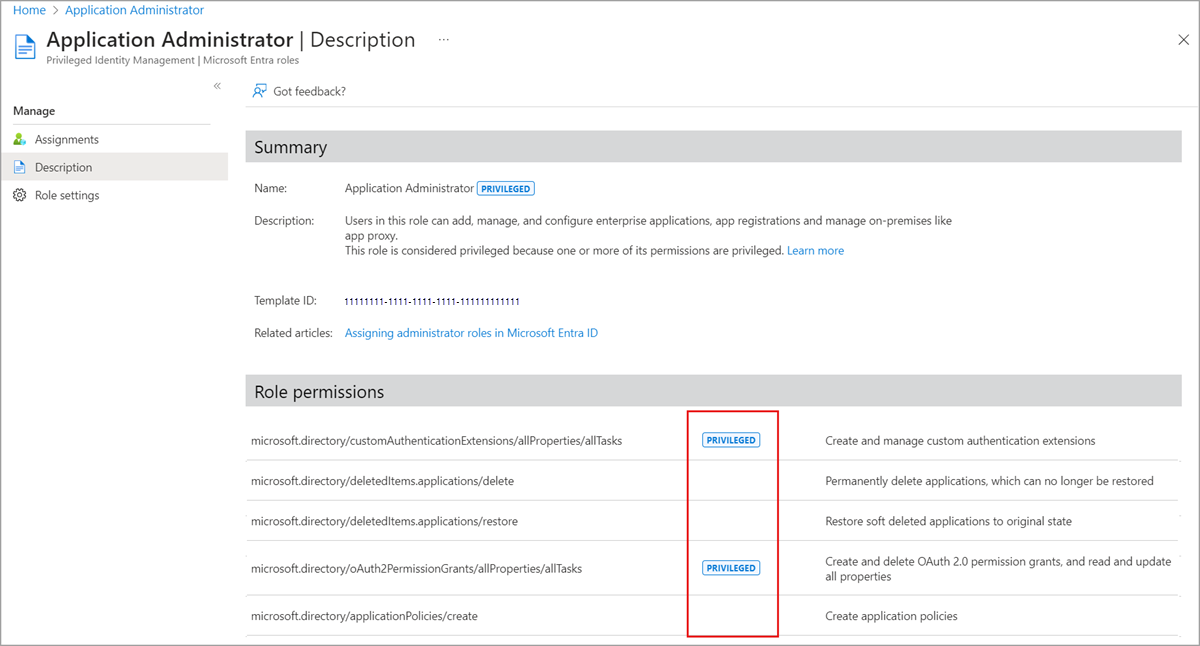 Roles y permisos con privilegios en Microsoft Entra ID (versión ... Roles y permisos con privilegios en Microsoft Entra ID (versión ...