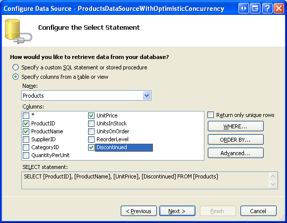 Implementación De La Simultaneidad Optimista Con Sqldatasource C Microsoft Learn