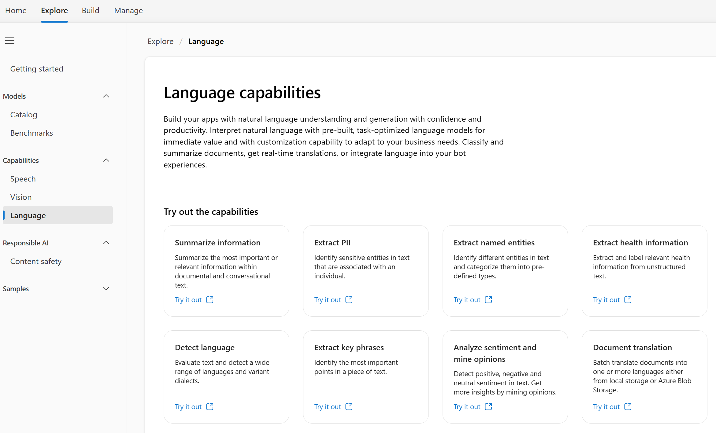 Explore las funcionalidades de Azure AI en Azure AI Studio - Azure AI ... Explore las funcionalidades de Azure AI en Azure AI Studio - Azure AI ...
