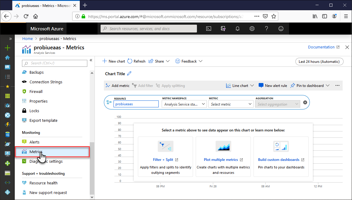Supervisión de las métricas del servidor de Azure Analysis Services ... Supervisión de las métricas del servidor de Azure Analysis Services ...