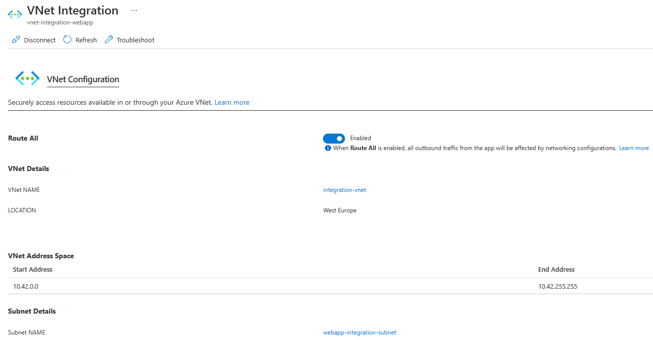 Integración De Azure Nat Gateway Azure App Service Microsoft Learn