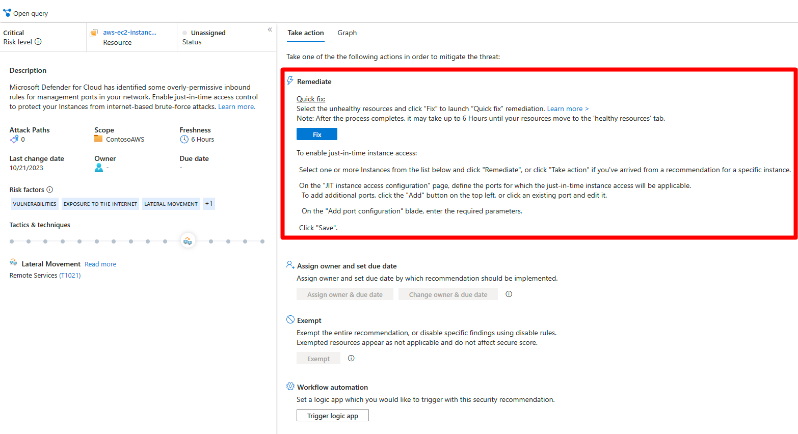 Corrección de recomendaciones de seguridad en Microsoft Defender for ... Corrección de recomendaciones de seguridad en Microsoft Defender for ...