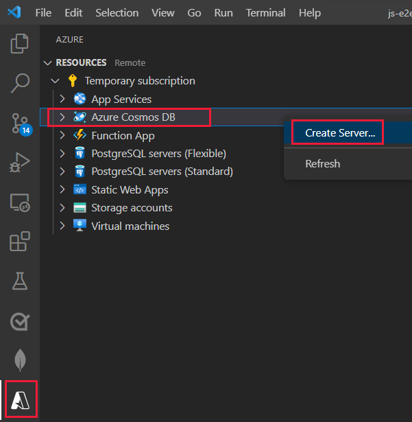 Create Database Visual Studio Code – AWPMK