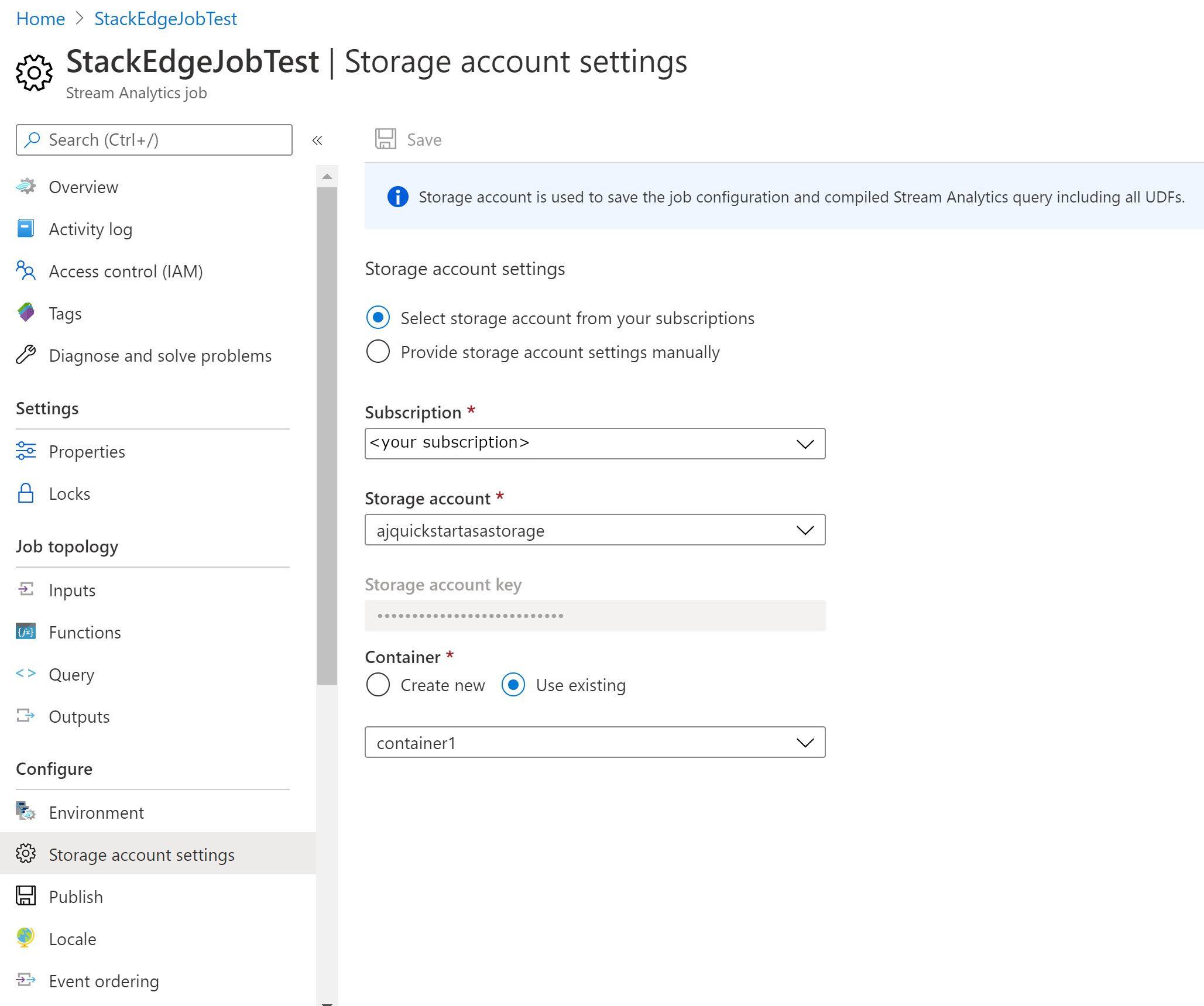 Ejecución De Azure Stream Analytics En Azure Stack Azure Stream Analytics Microsoft Learn