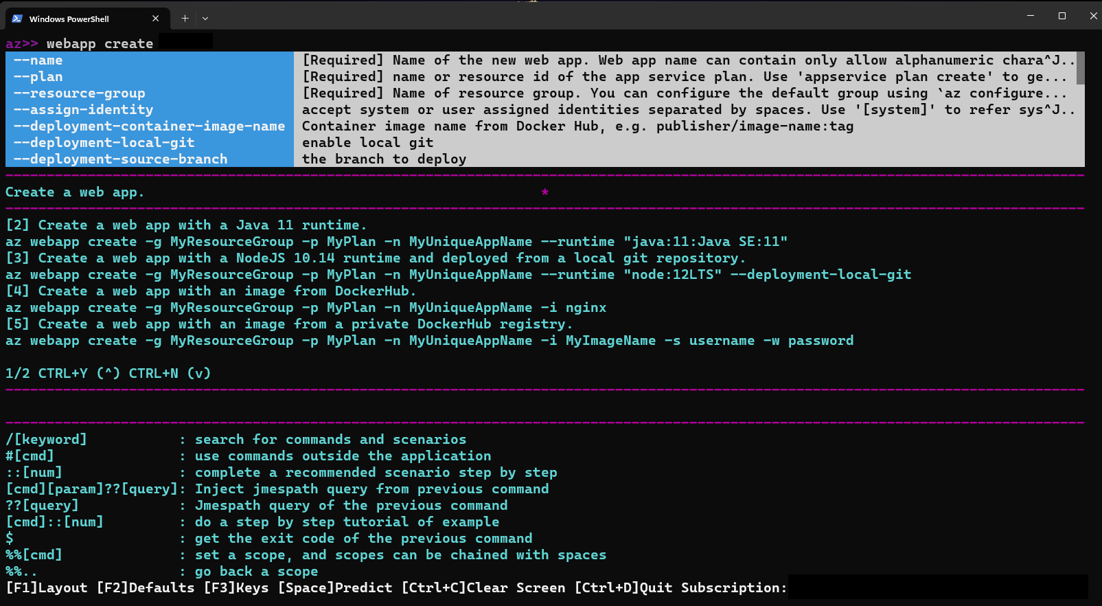 Aprenda a usar el modo interactivo de la CLI de Azure | Microsoft Learn Aprenda a usar el modo interactivo de la CLI de Azure | Microsoft Learn