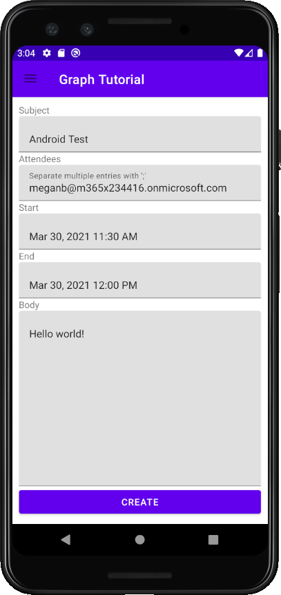 Creación De Aplicaciones De Android Con Microsoft Graph Microsoft Graph Microsoft Learn