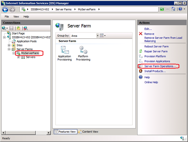Ejecución de operaciones de servidor mediante Web Farm Framework 2.0 ... Ejecución de operaciones de servidor mediante Web Farm Framework 2.0 ...