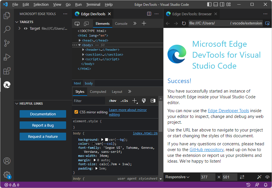 Para empezar, haga clic en el botón Iniciar instancia - Microsoft Edge ...