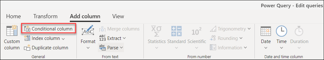 Agregar columna condicional - Power Query | Microsoft Learn Agregar columna condicional - Power Query | Microsoft Learn