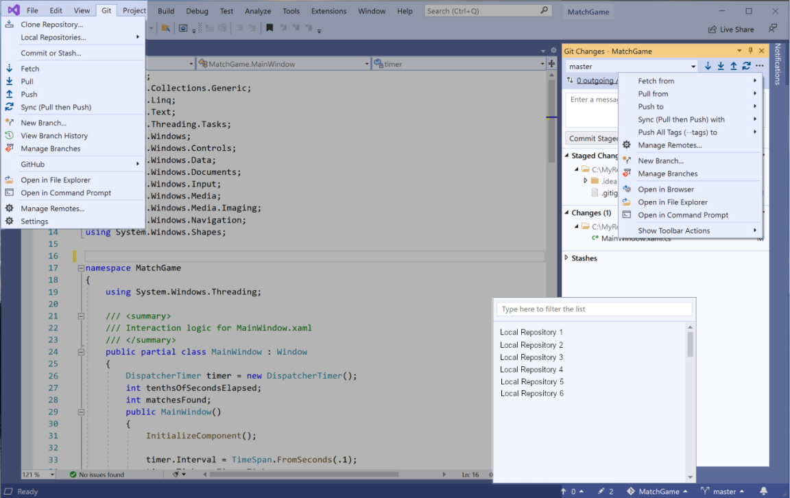 Acerca de Git en Visual Studio | Microsoft Learn Acerca de Git en Visual Studio | Microsoft Learn