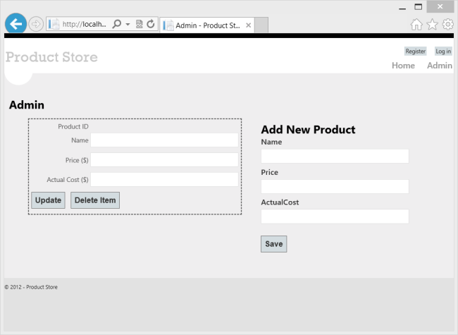 Partie 4 : Ajout d’une vue Administration | Microsoft Learn