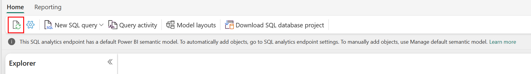 Synchronisation des métadonnées du point de terminaison SQL Analytics ...